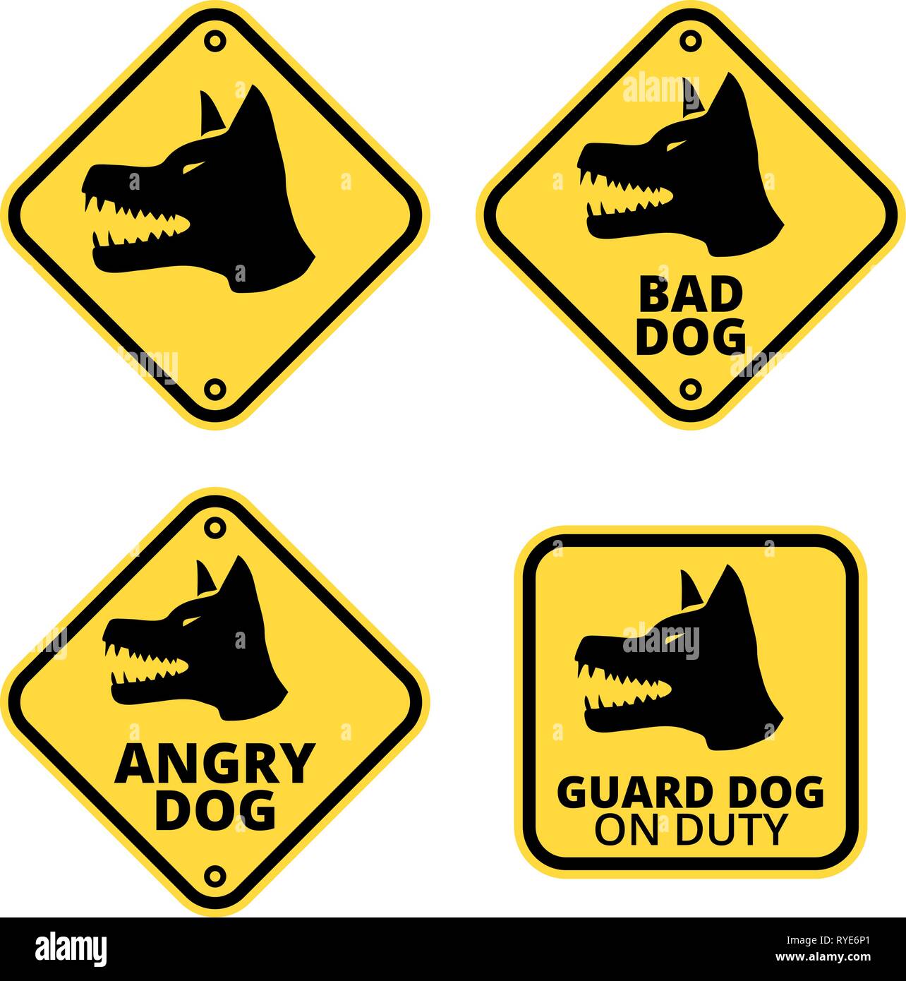 Pericolo pericolo Immagini Vettoriali Stock - Alamy