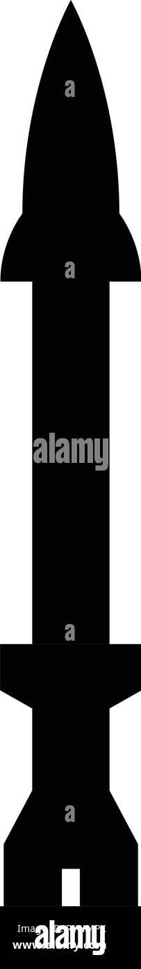 Icona del missile Immagini Vettoriali Stock - Alamy