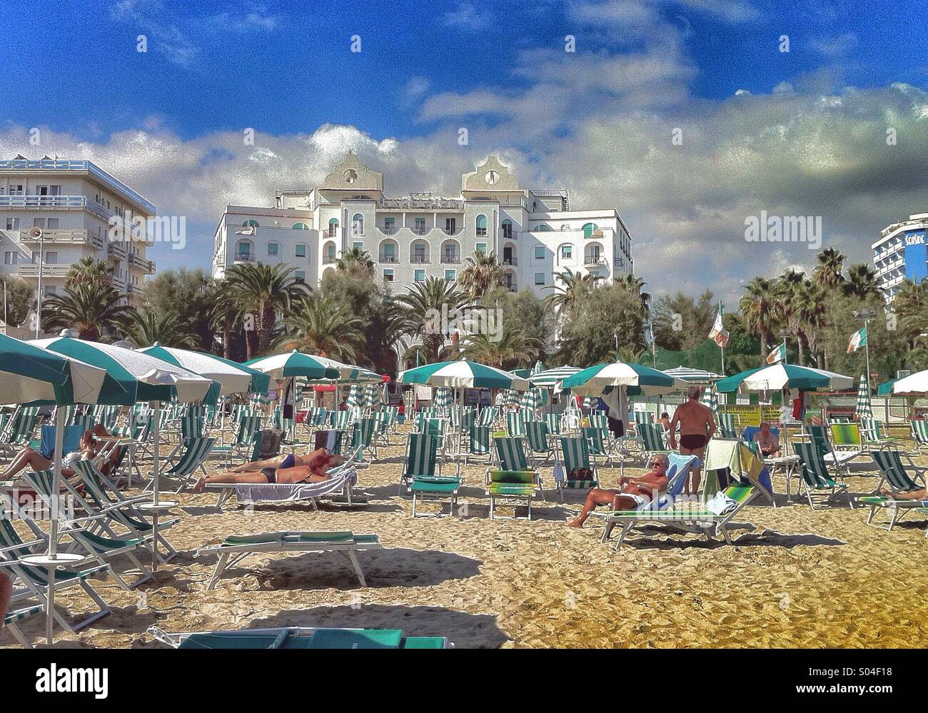 Spiaggia di riccione immagini e fotografie stock ad alta risoluzione ...