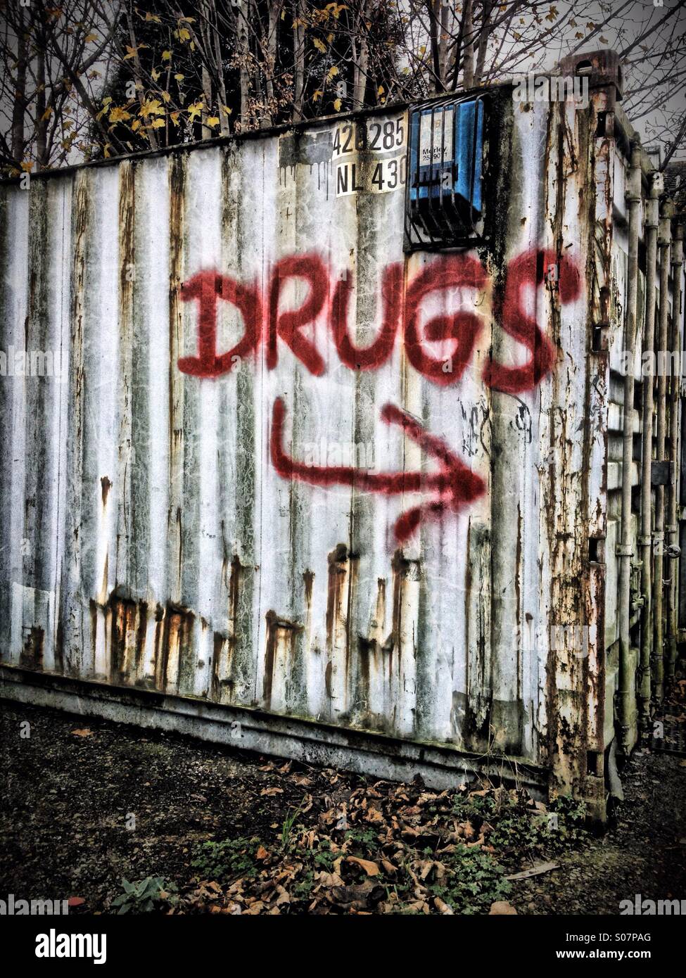 Droghe graffiti tossicodipendenza dipendenza immagini e fotografie ...