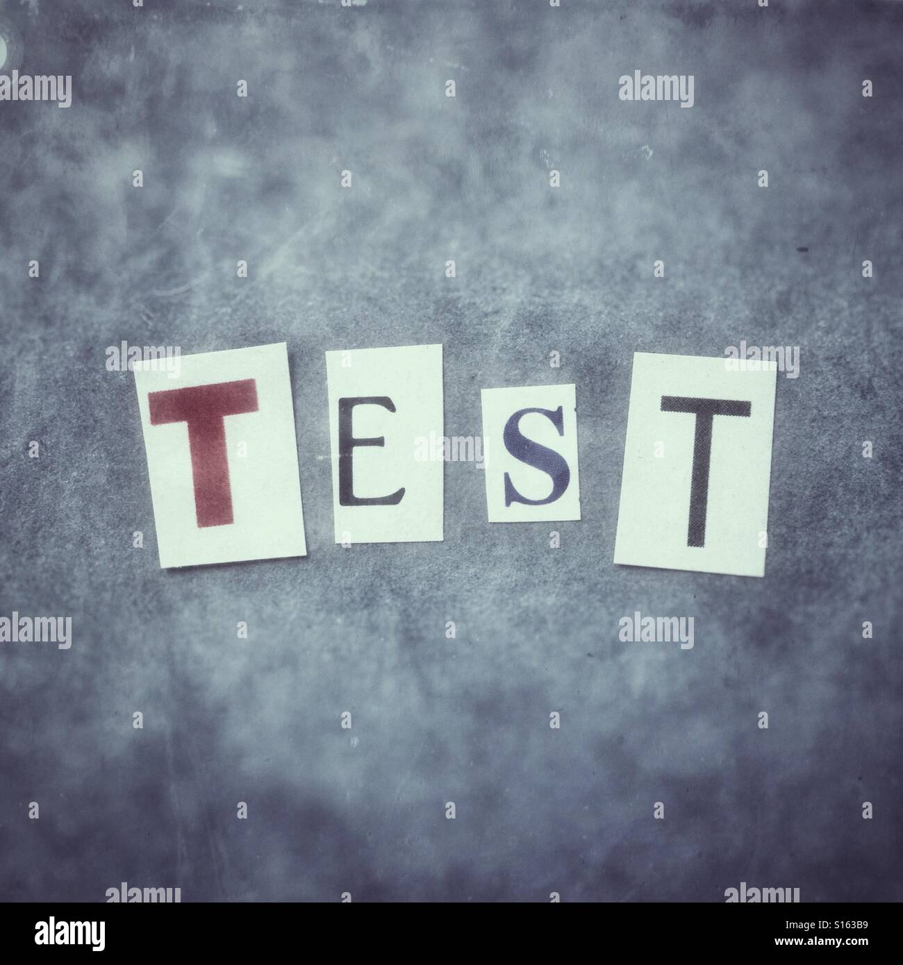 Test di parole immagini e fotografie stock ad alta risoluzione - Alamy