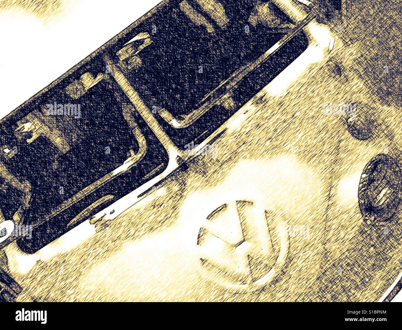 Furgone camper split screen immagini e fotografie stock ad alta ...