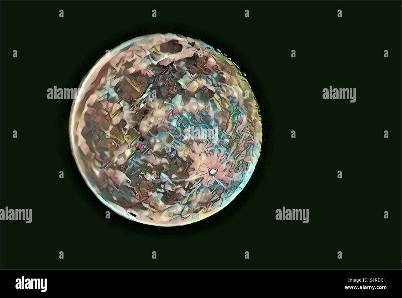 Luna colorata immagini e fotografie stock ad alta risoluzione - Alamy