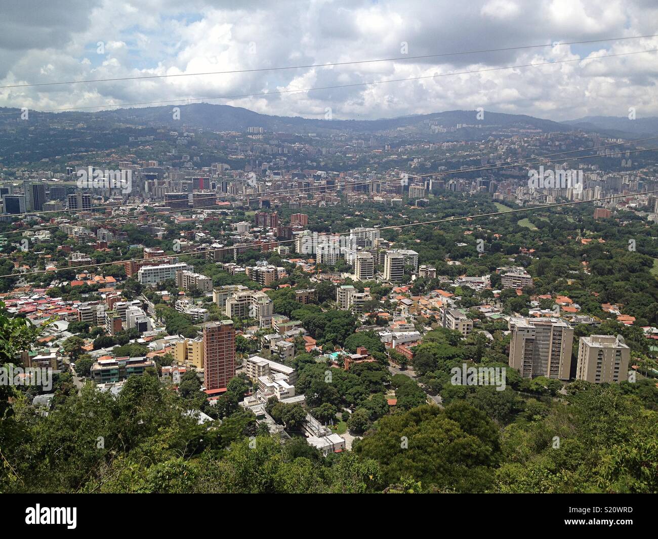 La città di Caracas, Venezuela Foto stock - Alamy
