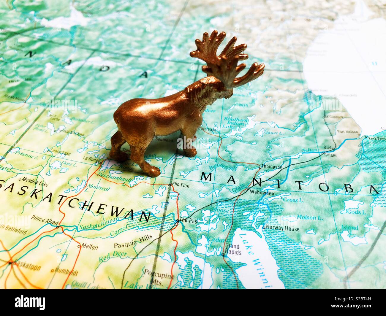 Mappa delle alci Immagini e Fotos Stock - Alamy