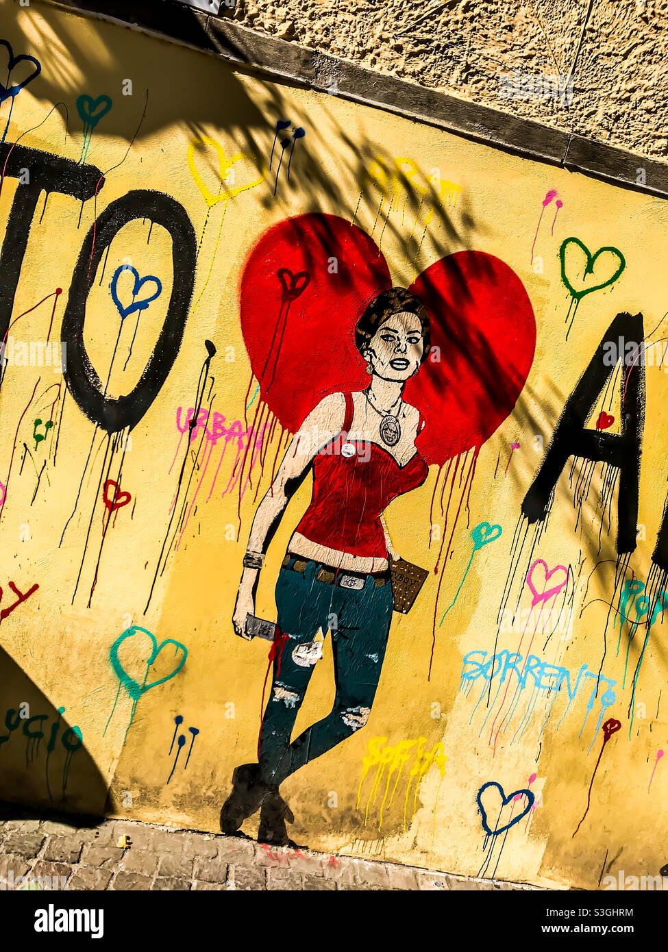 Disegno di arte di strada immagini e fotografie stock ad alta ...