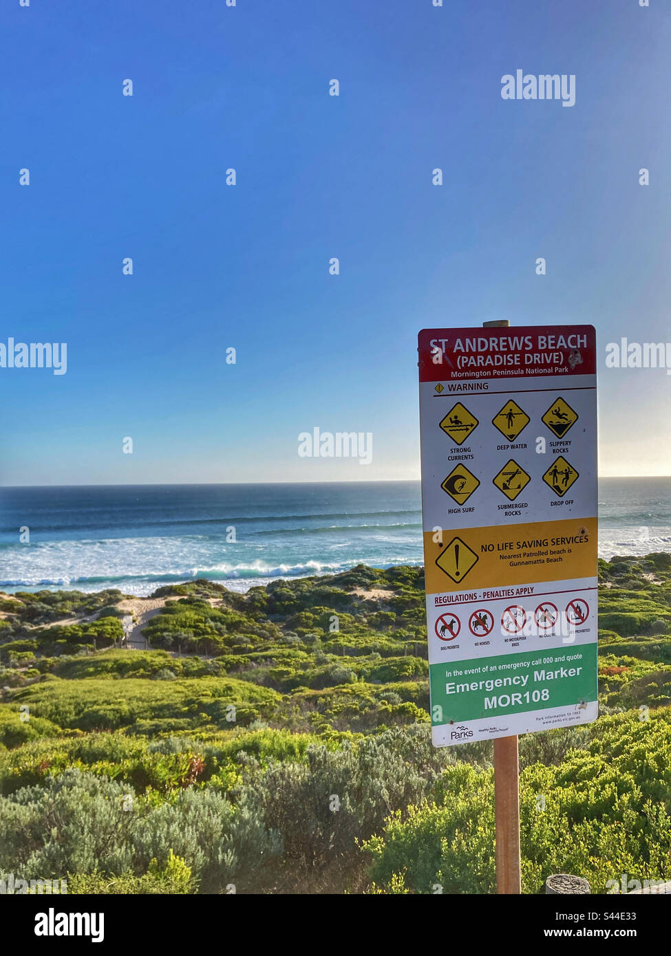 St andrews beach victoria immagini e fotografie stock ad alta ...