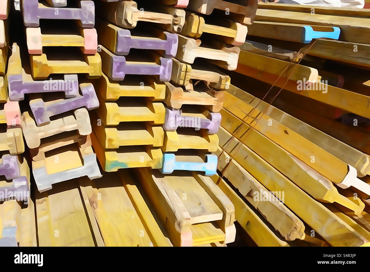 Wood material immagini e fotografie stock ad alta risoluzione - Alamy