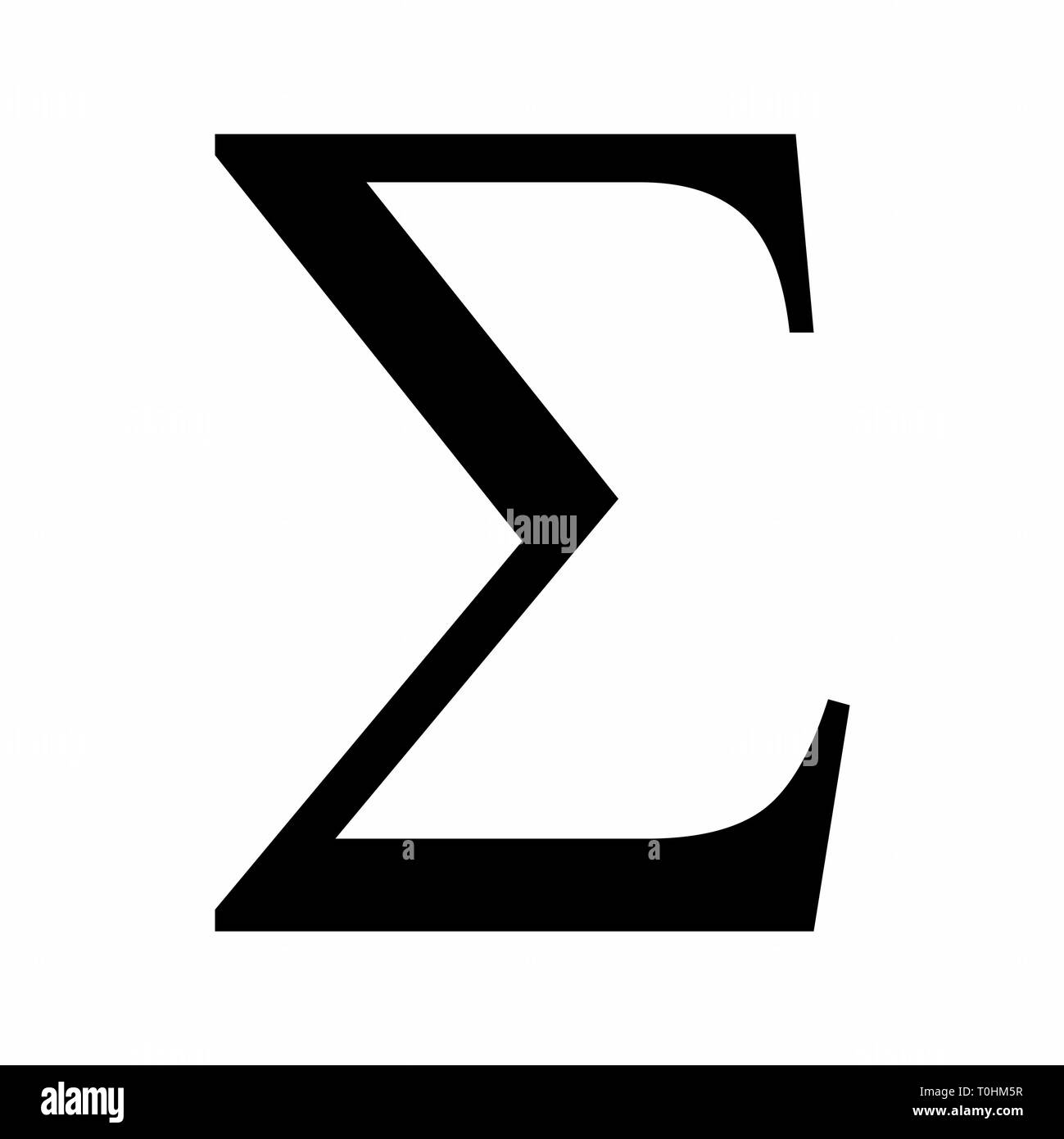 Simbolo Sigma Immagini e Fotos Stock - Alamy