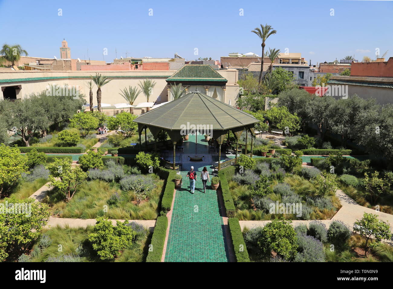 Giardino islamico, il Giardino Segreto, Rue Mouassine, Medina ...