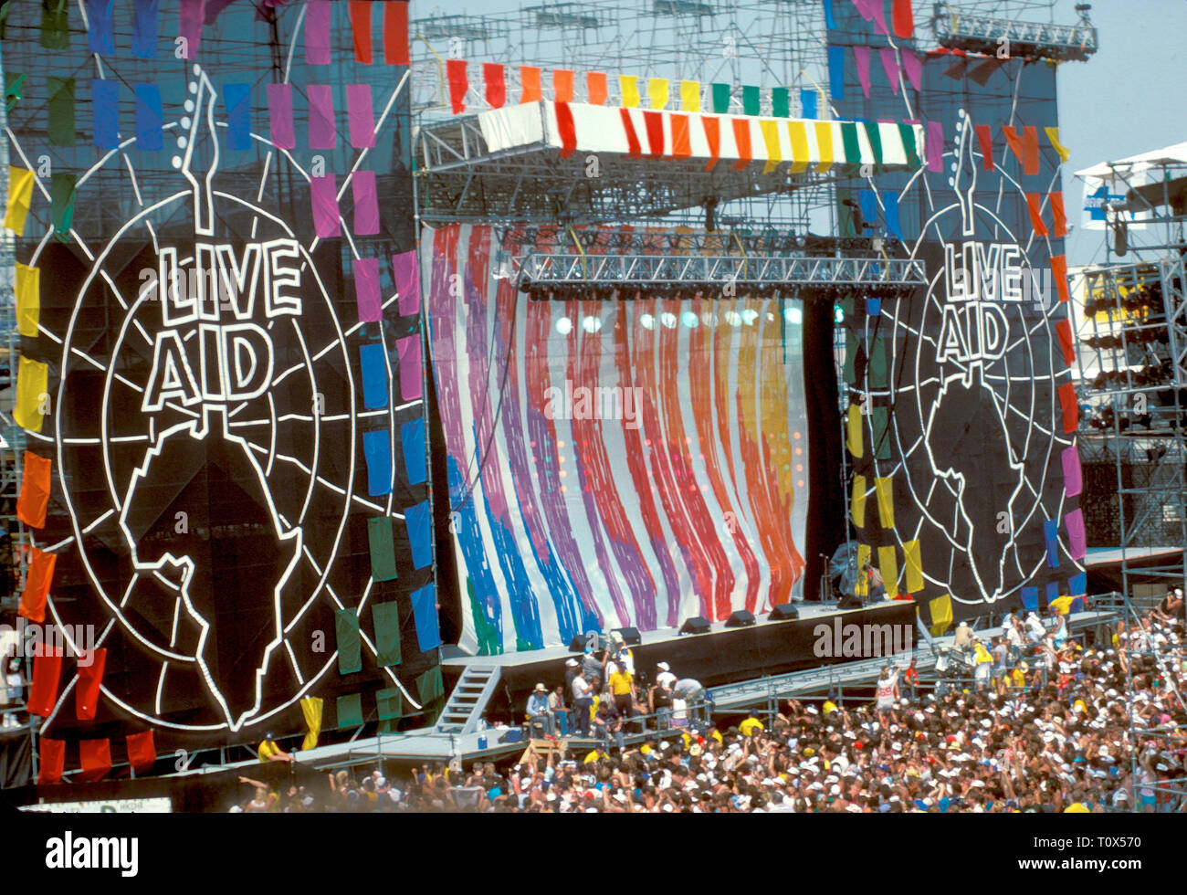 1985 live aid immagini e fotografie stock ad alta risoluzione - Alamy