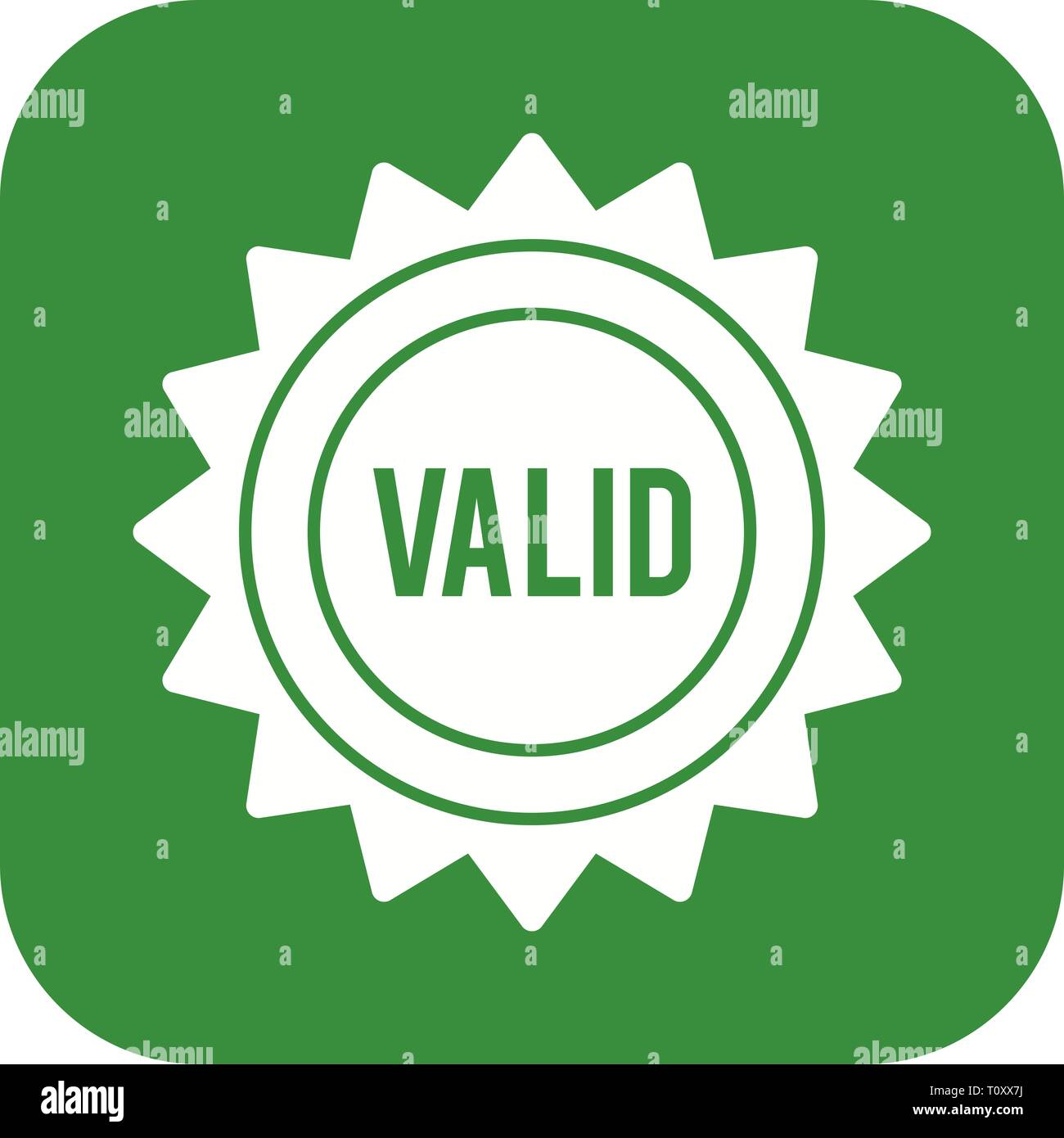 Icona timbro valida immagini e fotografie stock ad alta risoluzione - Alamy