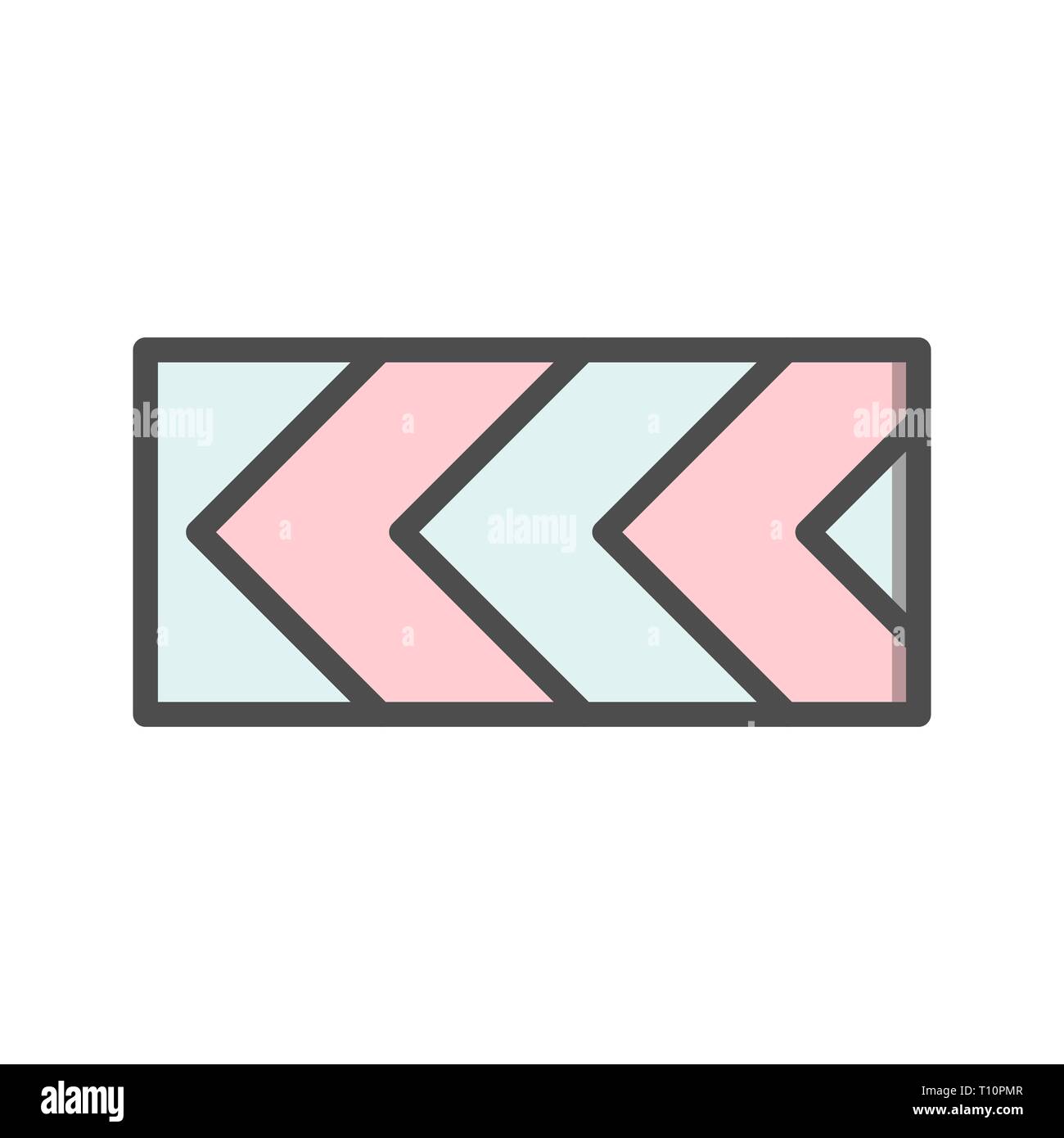 Segno di deviazione acuta immagini e fotografie stock ad alta ...