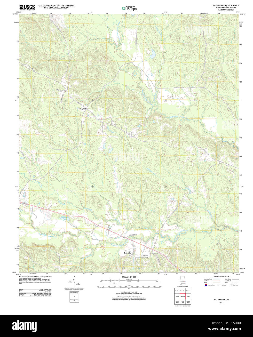 Mappa di batesville immagini e fotografie stock ad alta risoluzione - Alamy