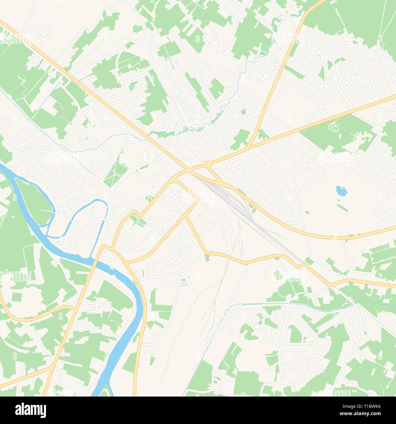 Mappa geografica bosnia ed erzegovina Immagini Vettoriali Stock - Alamy