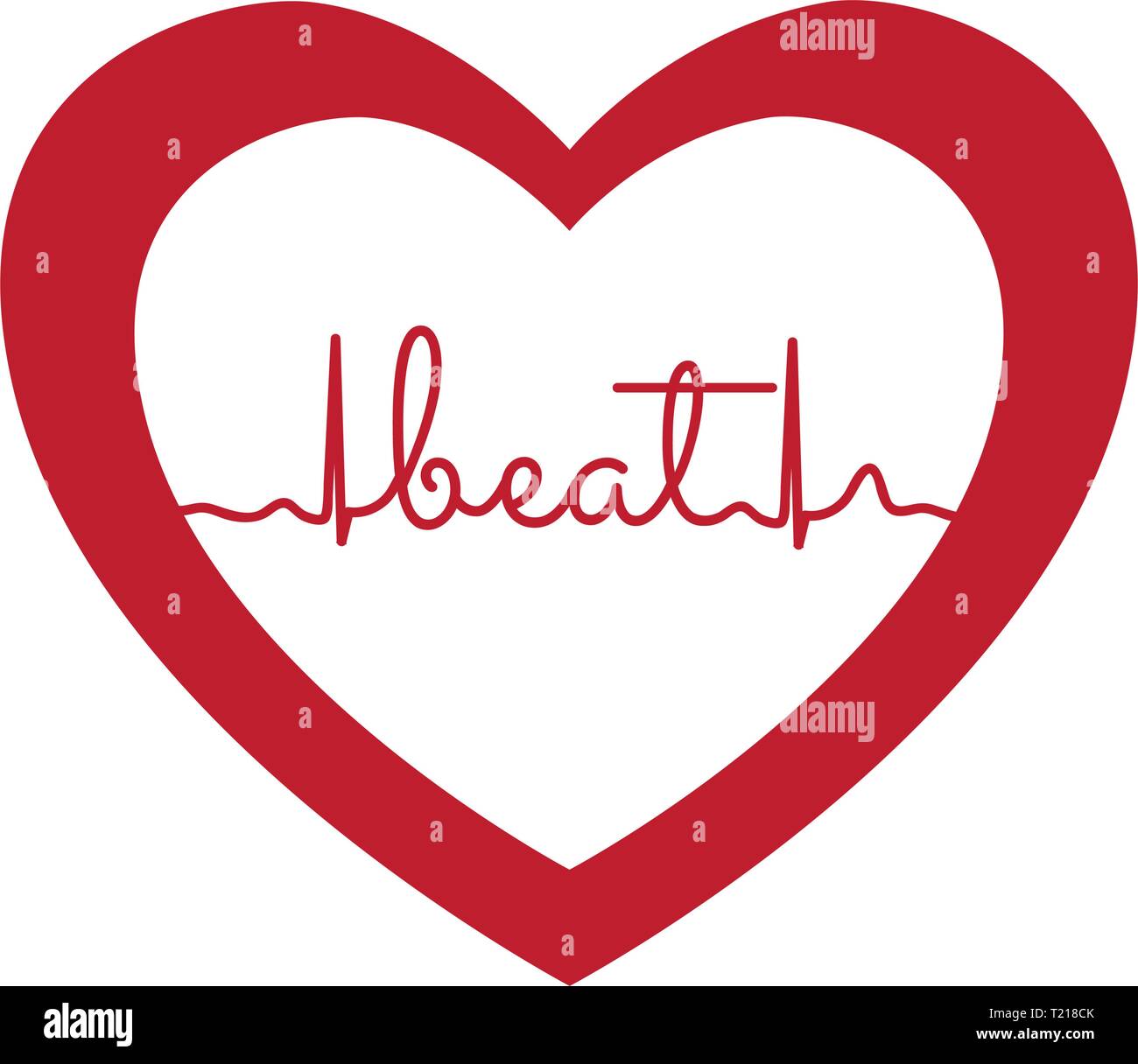 Linea del cuore Immagini Vettoriali Stock - Pagina 2 - Alamy