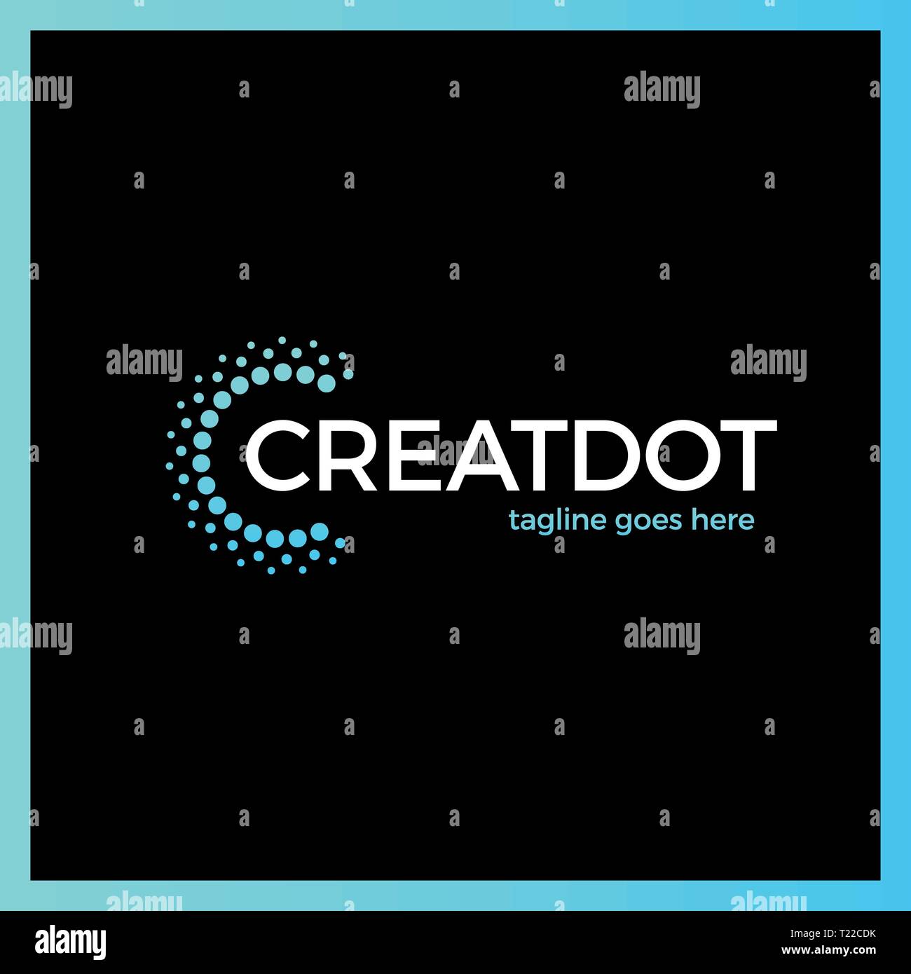 Logo intelligente. Logo creativo. Punti logo. Punto logo. Il logo ...