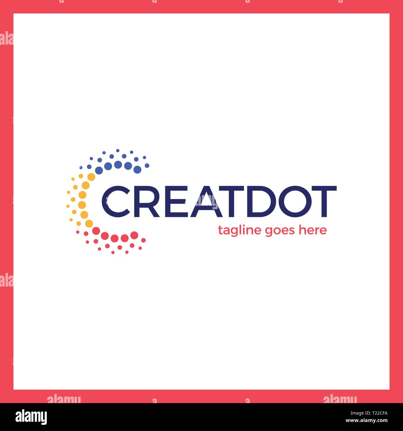 Logo intelligente. Logo creativo. Punti logo. Punto logo. Il logo ...