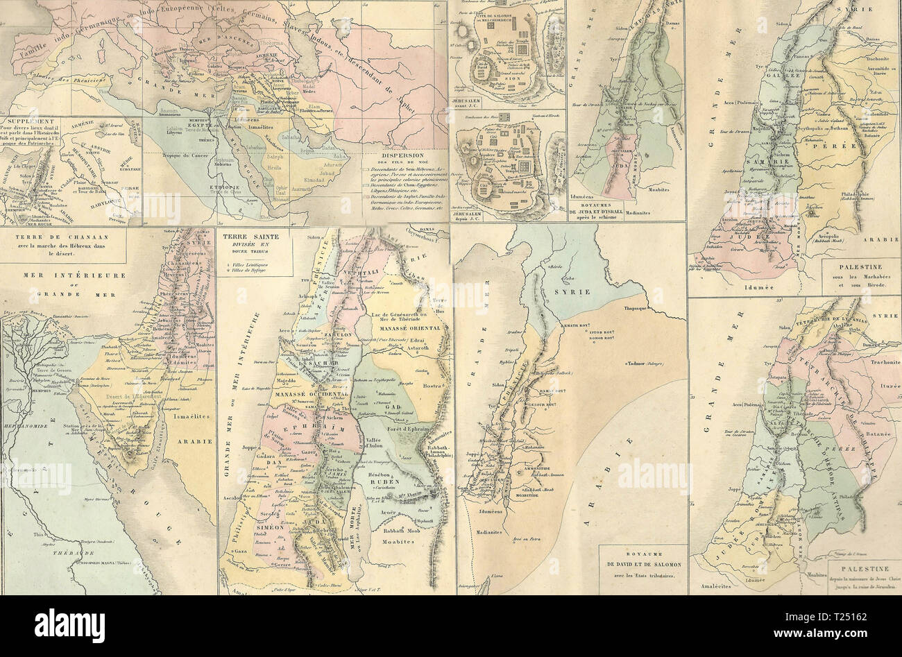 Giudea mappa antica immagini e fotografie stock ad alta risoluzione - Alamy
