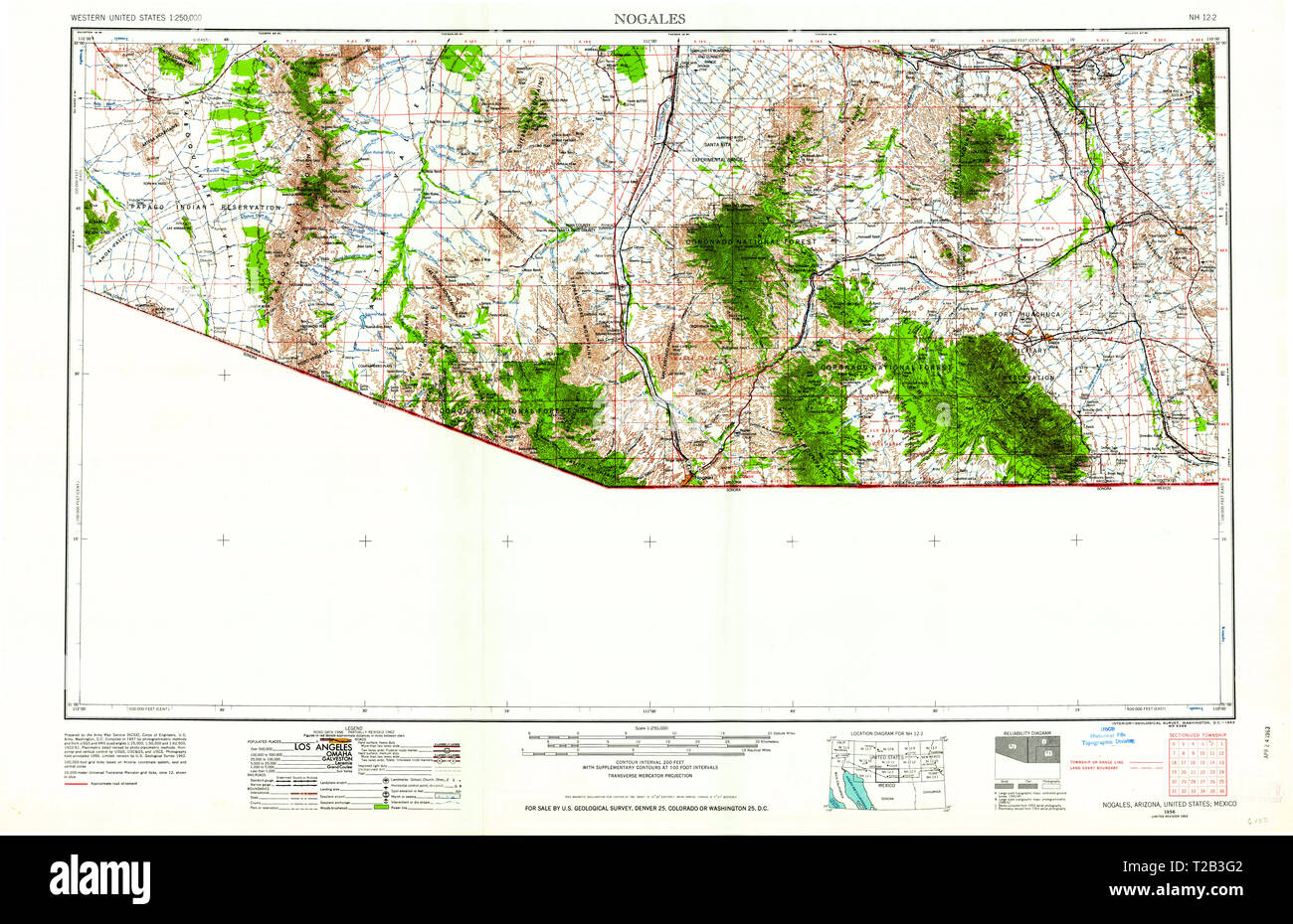 Mappa di nogales immagini e fotografie stock ad alta risoluzione - Alamy