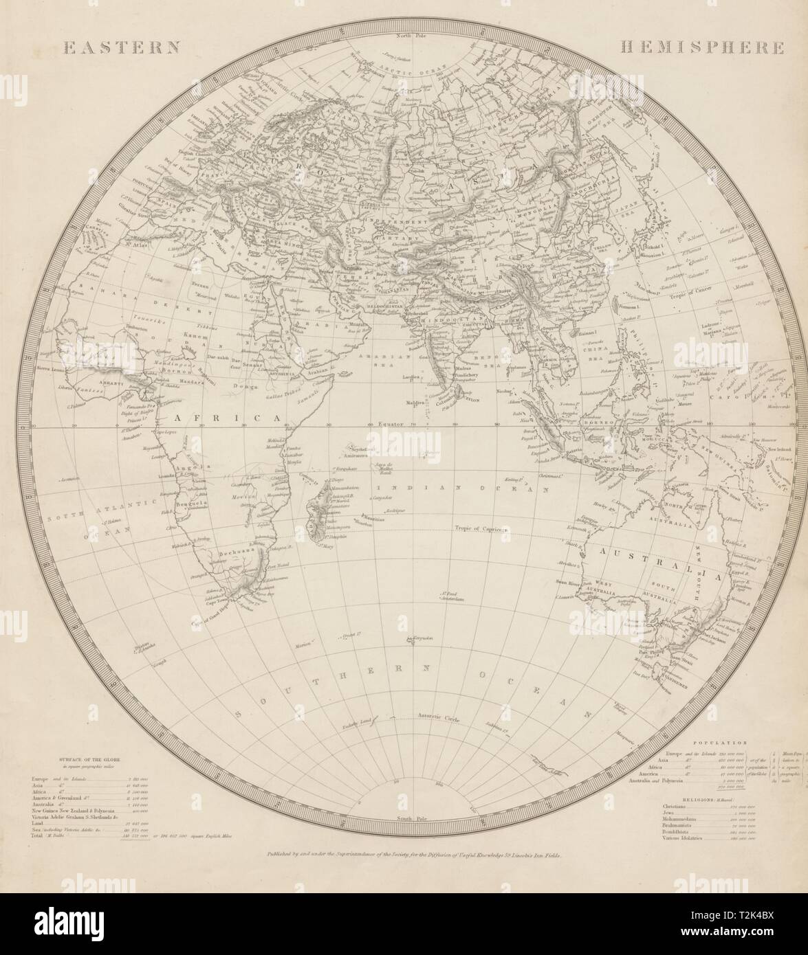 Mappa dell'emisfero orientale immagini e fotografie stock ad alta ...