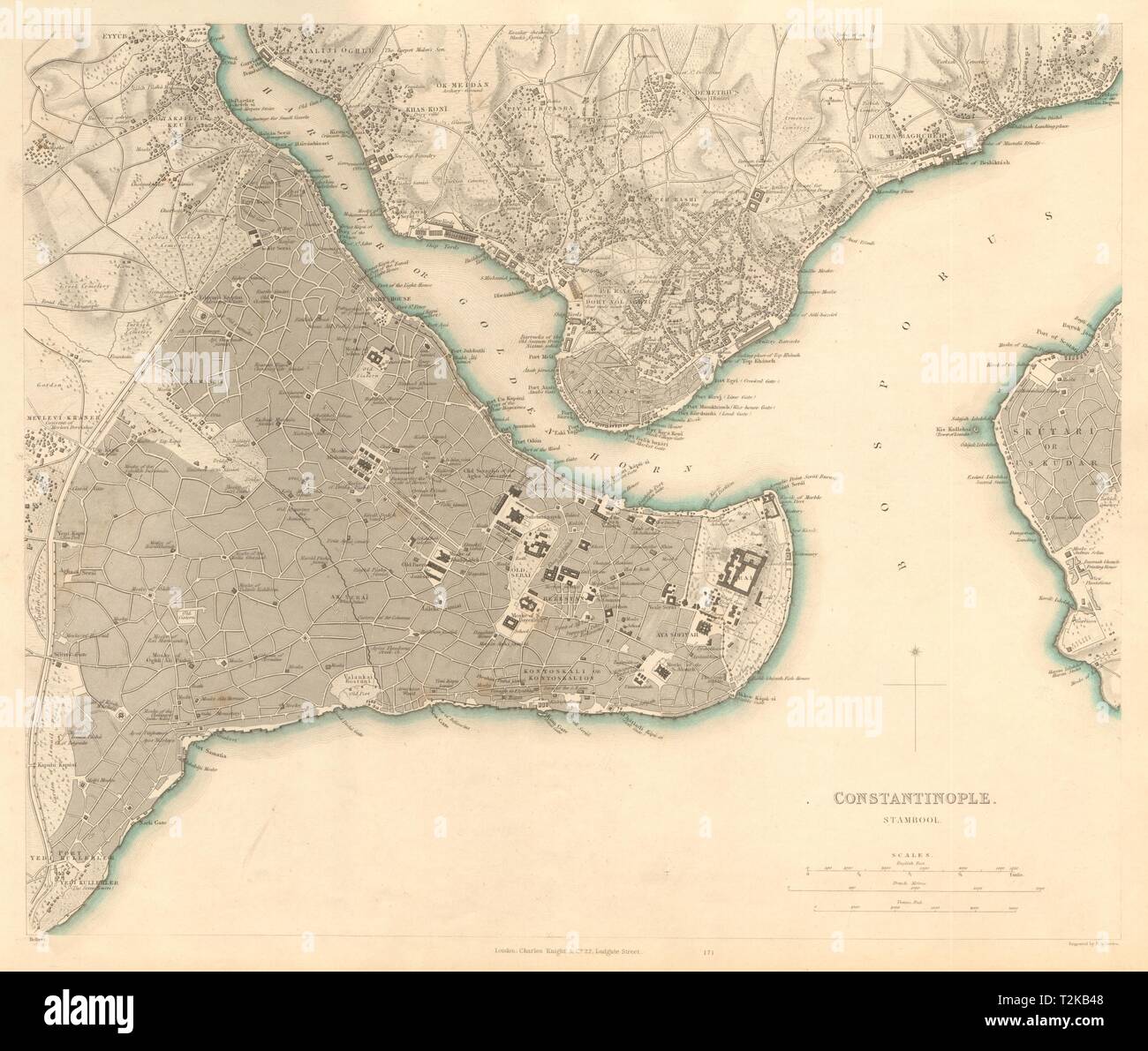 Mappa d'epoca di istanbul immagini e fotografie stock ad alta ...