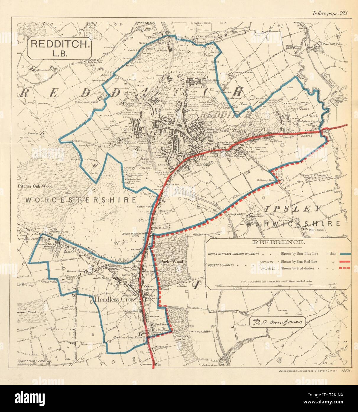 Mappa di redditch immagini e fotografie stock ad alta risoluzione - Alamy