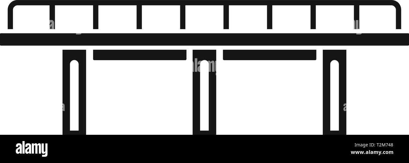 Sagoma del viadotto ferroviario Foto e Immagini Stock in Bianco e Nero ...