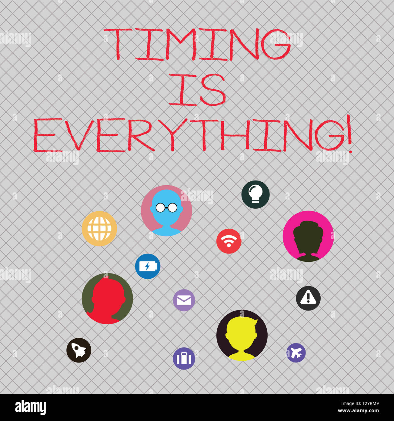 Conceptual la scrittura a mano che mostra la tempistica è tutto ...