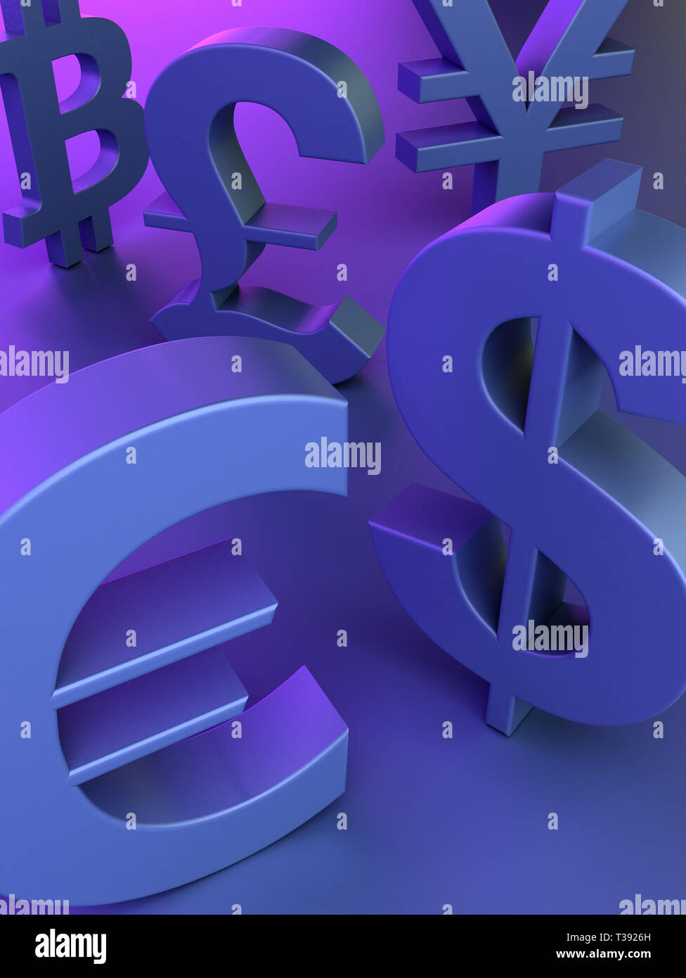 Simboli di simbolo di valuta 3d immagini e fotografie stock ad alta ...