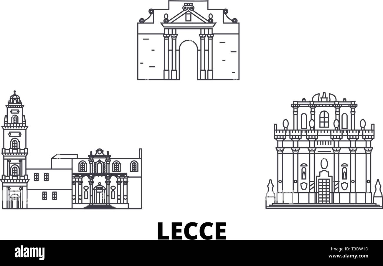 Anfiteatro romano lecce Immagini Vettoriali Stock - Alamy