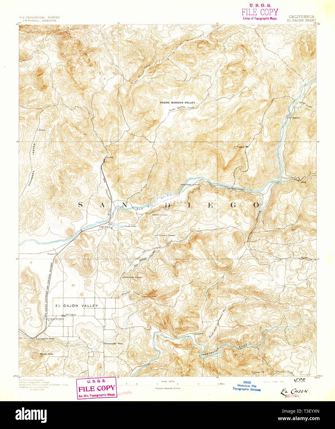 Mappa di el cajon immagini e fotografie stock ad alta risoluzione - Alamy