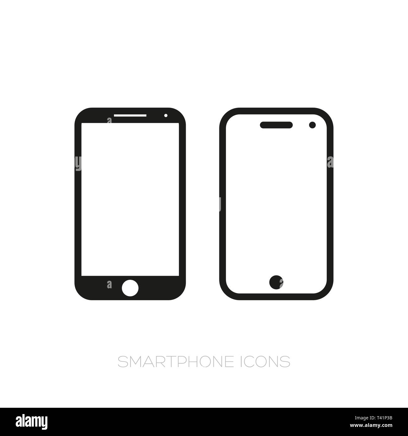 Simbolo dello smartphone Immagini Vettoriali Stock - Alamy