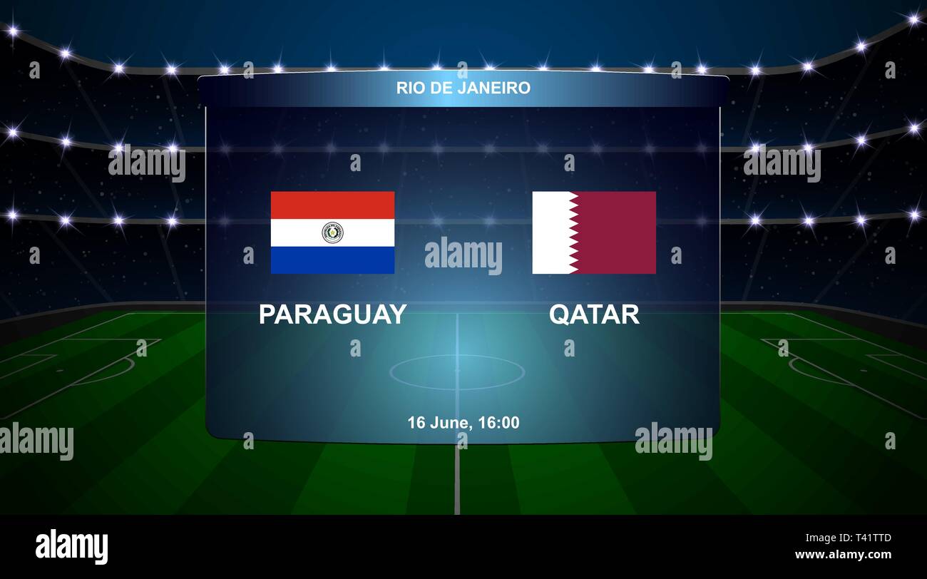 Paraguay vs qatar immagini e fotografie stock ad alta risoluzione - Alamy