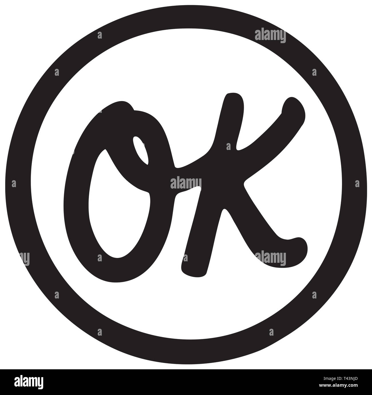 Ok simbolo immagini e fotografie stock ad alta risoluzione - Alamy