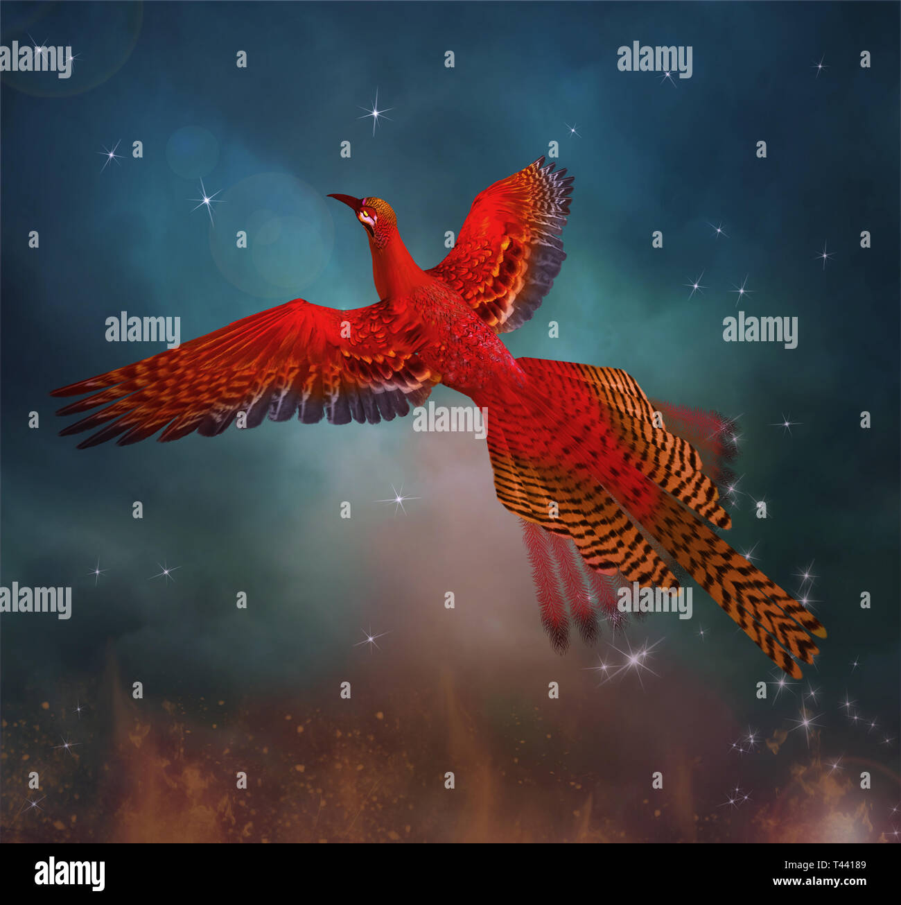 Fenice rossa animale immagini e fotografie stock ad alta risoluzione ...