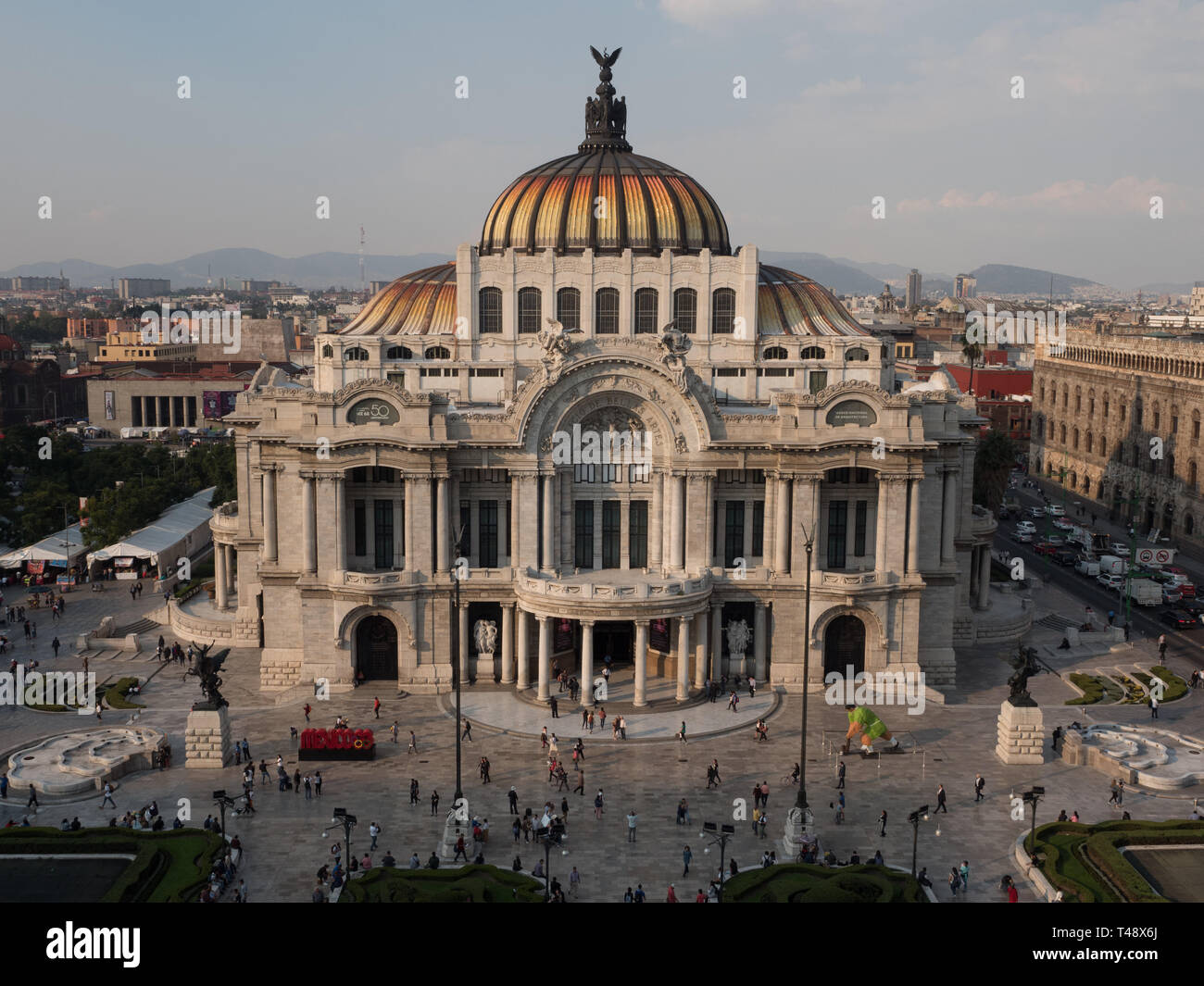 Palacio de bellas artes veduta aerea immagini e fotografie stock ad ...