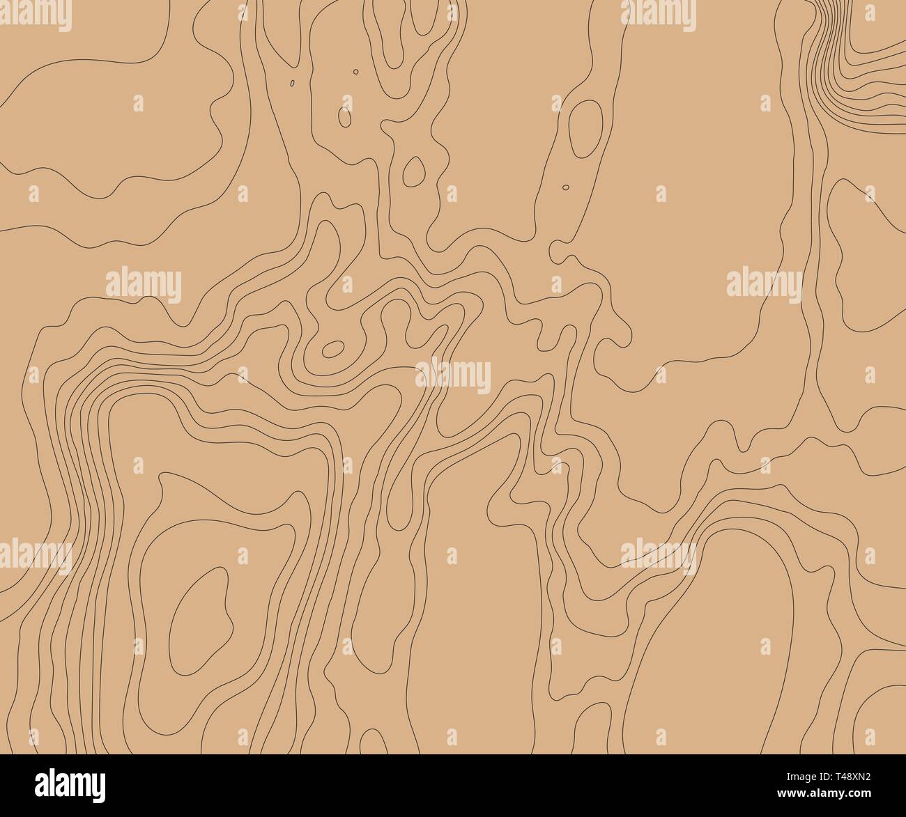 Rilievo topografico mappa della terra. Illustrazione Vettoriale ...