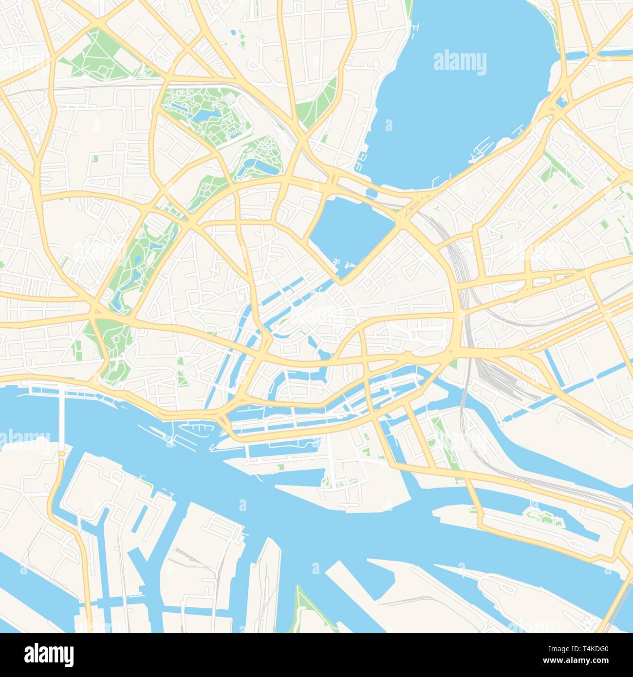 Hamburg germany europe map Immagini Vettoriali Stock - Alamy