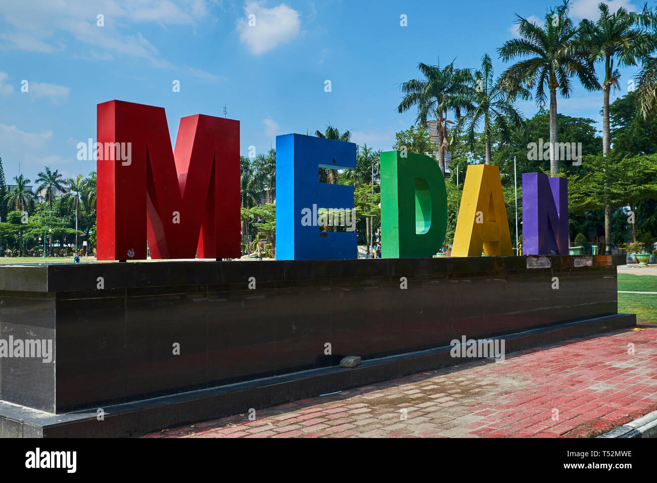 Lapangan merdeka medan merdeka immagini e fotografie stock ad alta ...