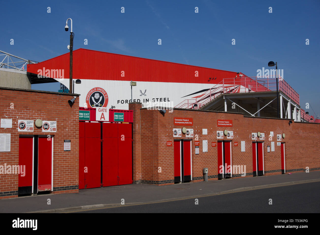 Sheffield united football club bramall immagini e fotografie stock ad ...