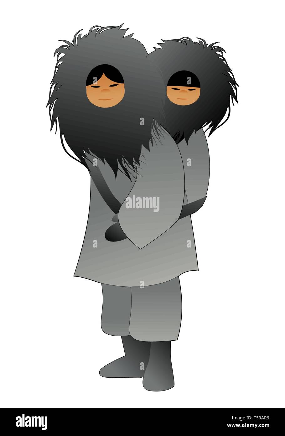 Alaska inuit family immagini e fotografie stock ad alta risoluzione - Alamy