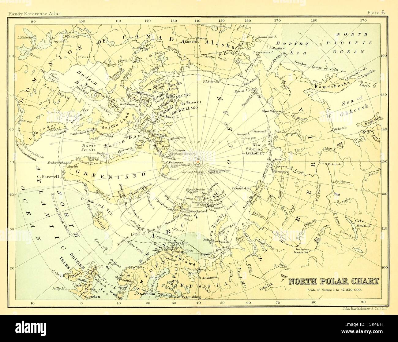 Mappa del polo nord immagini e fotografie stock ad alta risoluzione - Alamy