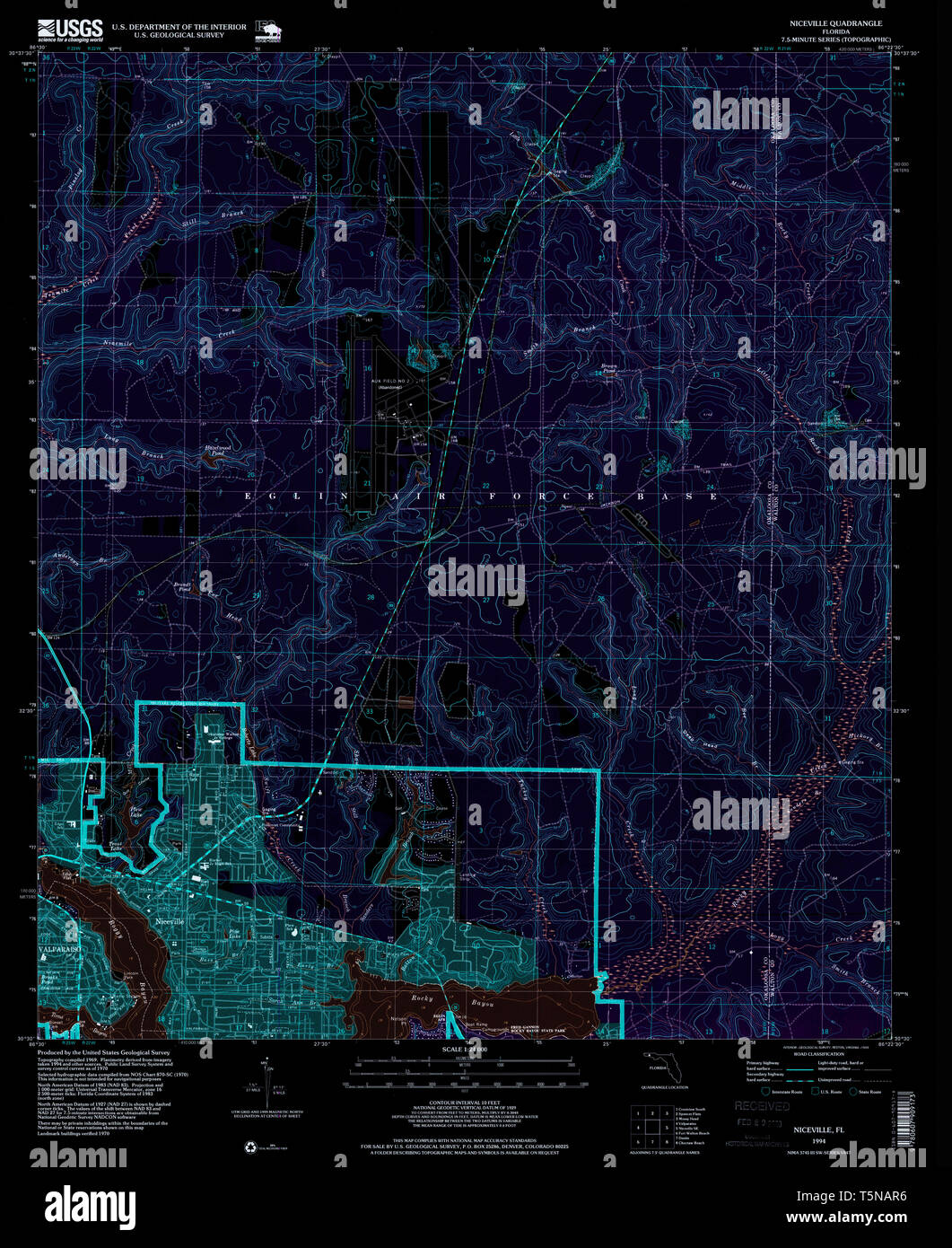 Mappa di niceville immagini e fotografie stock ad alta risoluzione - Alamy