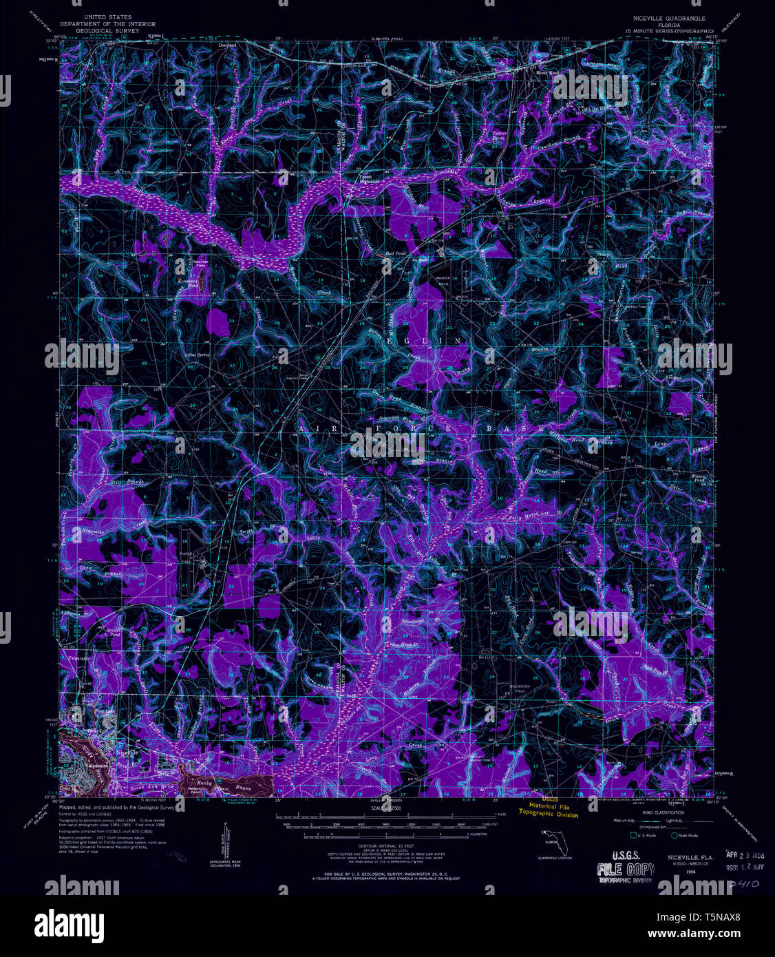 Mappa di niceville immagini e fotografie stock ad alta risoluzione - Alamy