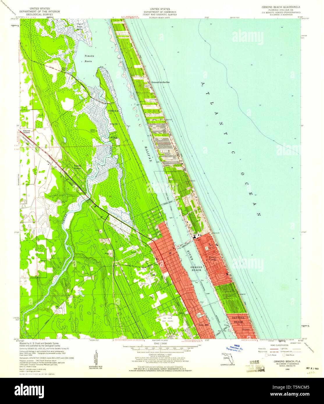 Mappa della spiaggia di ormond immagini e fotografie stock ad alta ...