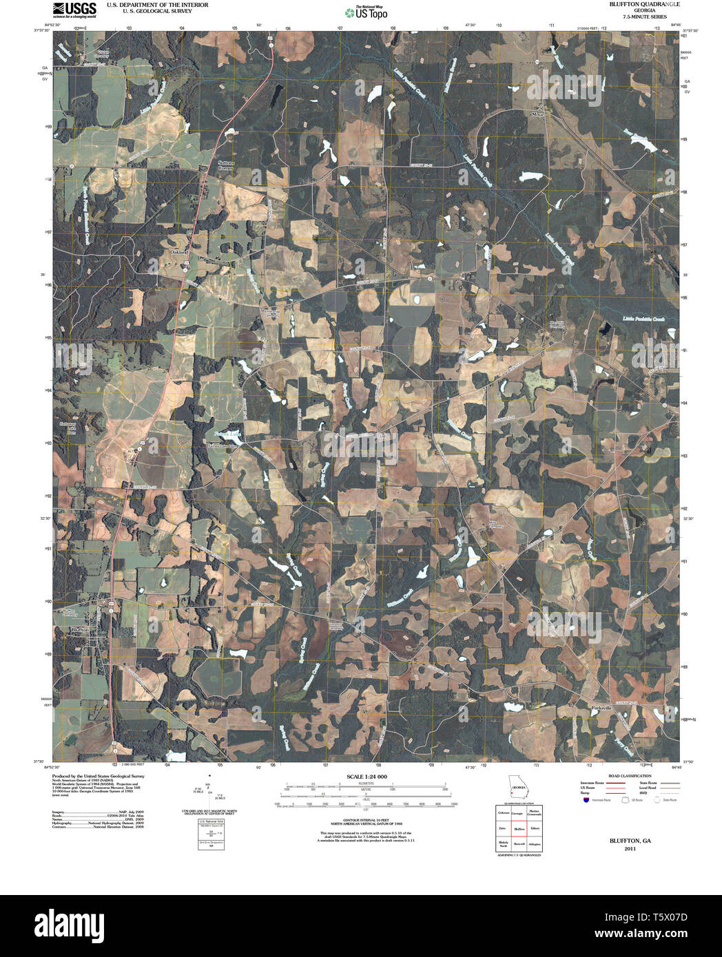 Mappa di bluffton immagini e fotografie stock ad alta risoluzione - Alamy