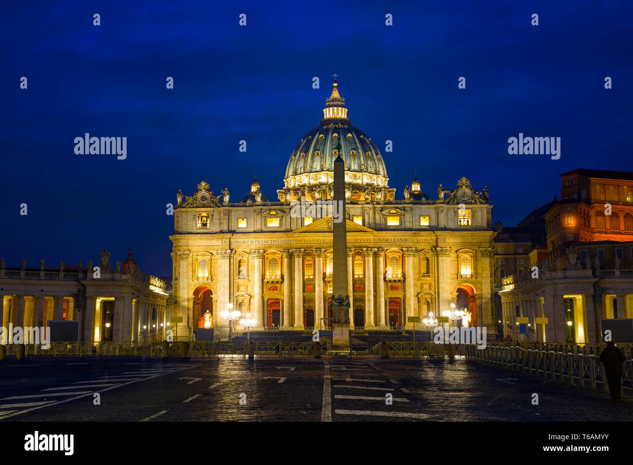 Basilica papale di san pietro nel vaticano immagini e fotografie stock ...