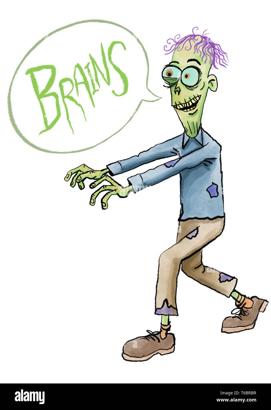 Dead brain cartoon immagini e fotografie stock ad alta risoluzione - Alamy