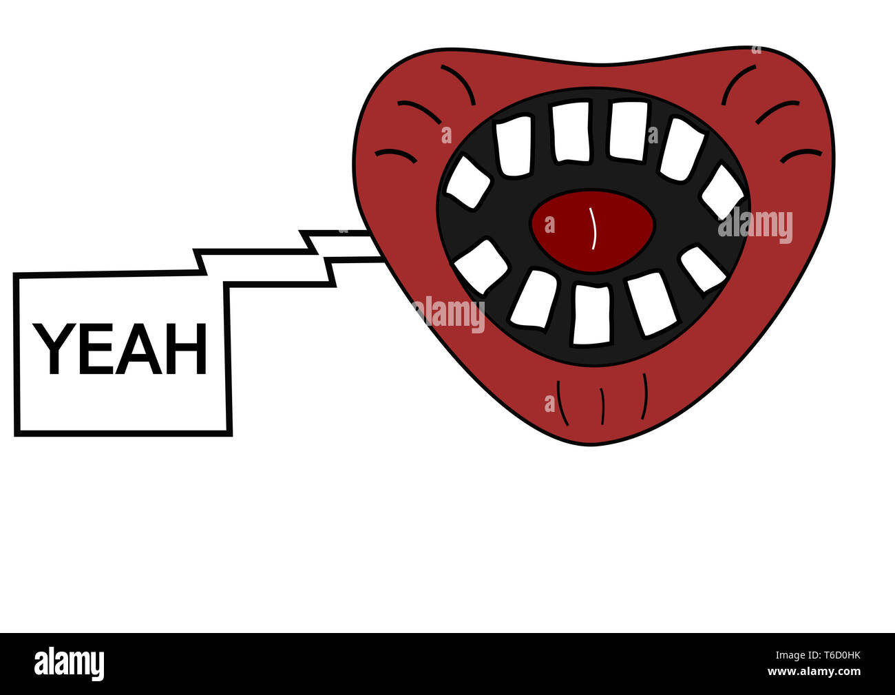 Illustration yeah immagini e fotografie stock ad alta risoluzione - Alamy